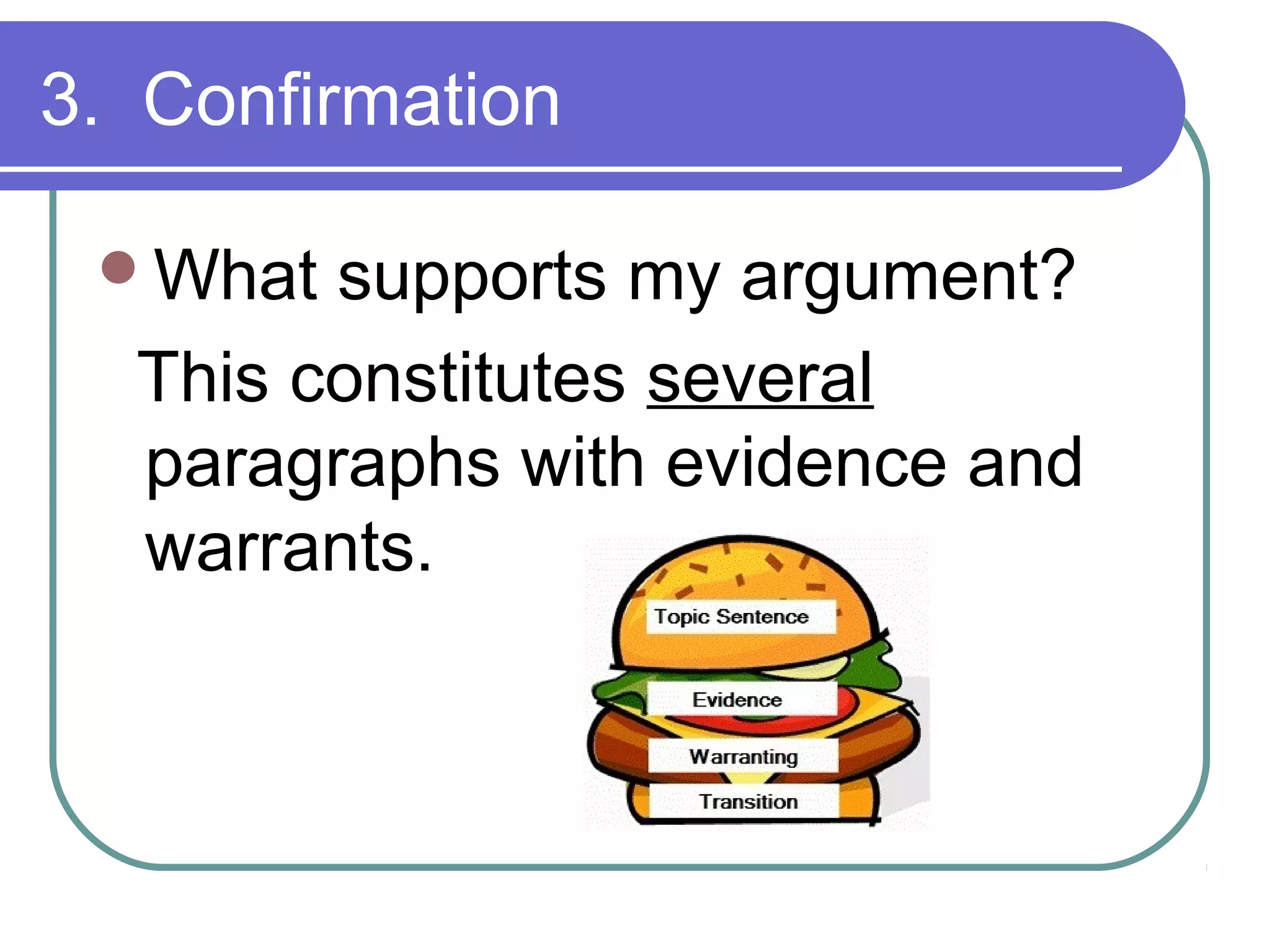 Argumentative response | PPT | Science