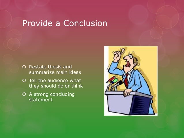 Argumentative speech | PPTX