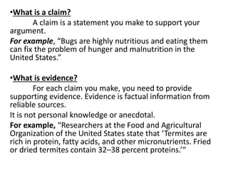 Argumentative speech | PPTX