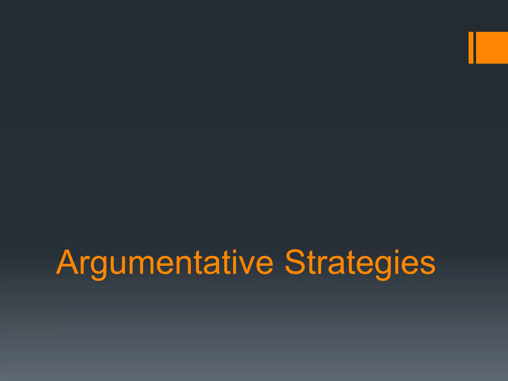 Argumentative strategies ethos, pathos, logos | PPTX