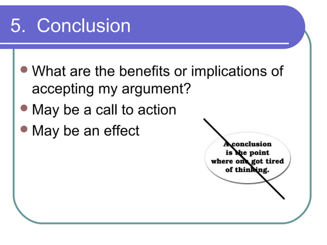 Argumentative structure | PPT