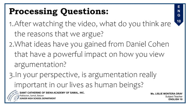 KEY STRUCTURAL ELEMENTS IN ARGUMENTATIVE TEXT .pptx