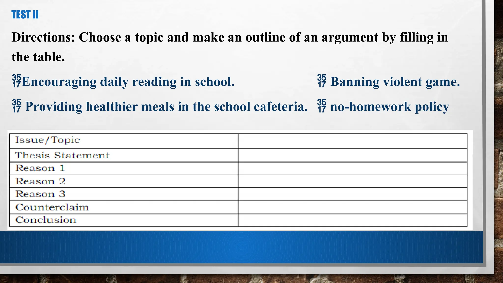 Argumentative Text. english grammar teach | PPT