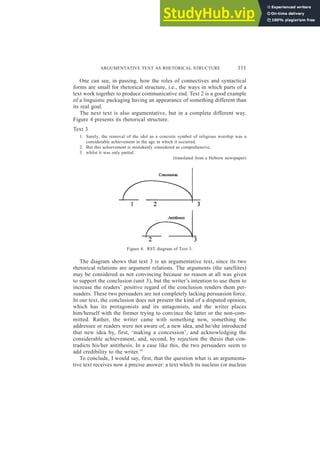 Argumentative text as rhetorical structure An application of rhetorical ...