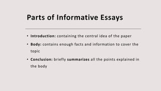 Argumentative vs informative essays and types of informative texts.pdf