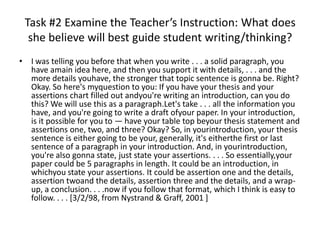 Developing Argumentive Discourse & Writing | PPTX