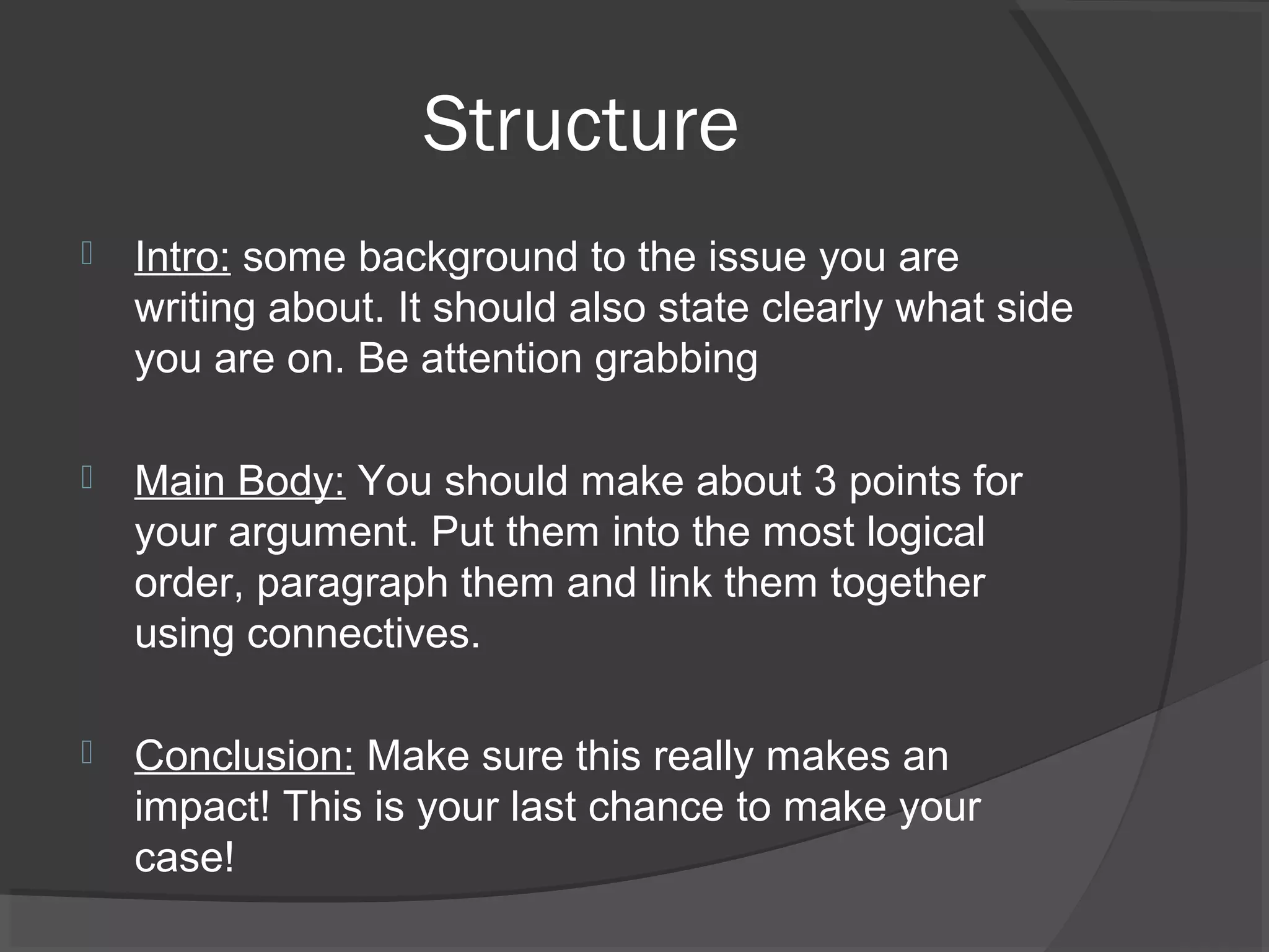 Argumentative writing | PPT