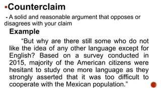 Argumentative writing | PPT