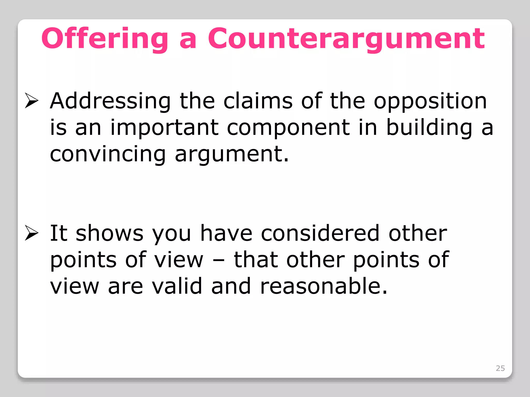 Argumentative Writing ppt - Grades 10-11 / Forms 4 - 5 | PPTX