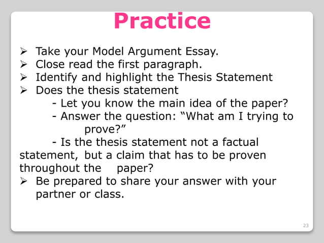 Argumentative Writing ppt - Grades 10-11 / Forms 4 - 5 | PPTX