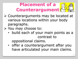 Argumentative Writing ppt - Grades 10-11 / Forms 4 - 5 | PPTX