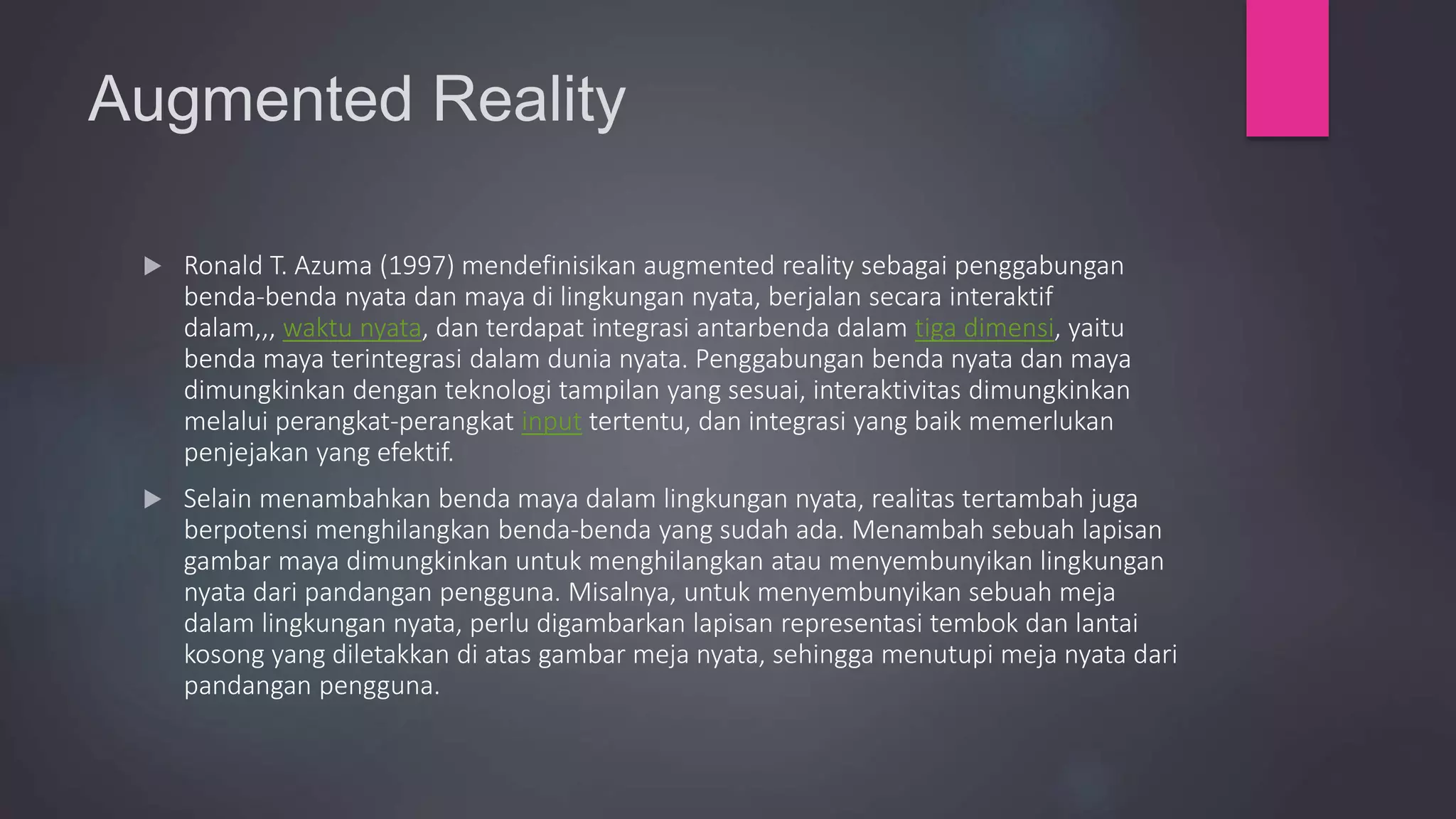 Argumented eality | PPTX