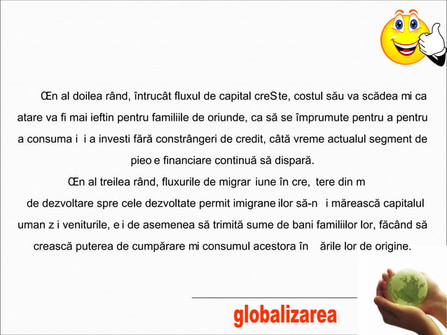 Argumente pro si contra globalizare | PPT