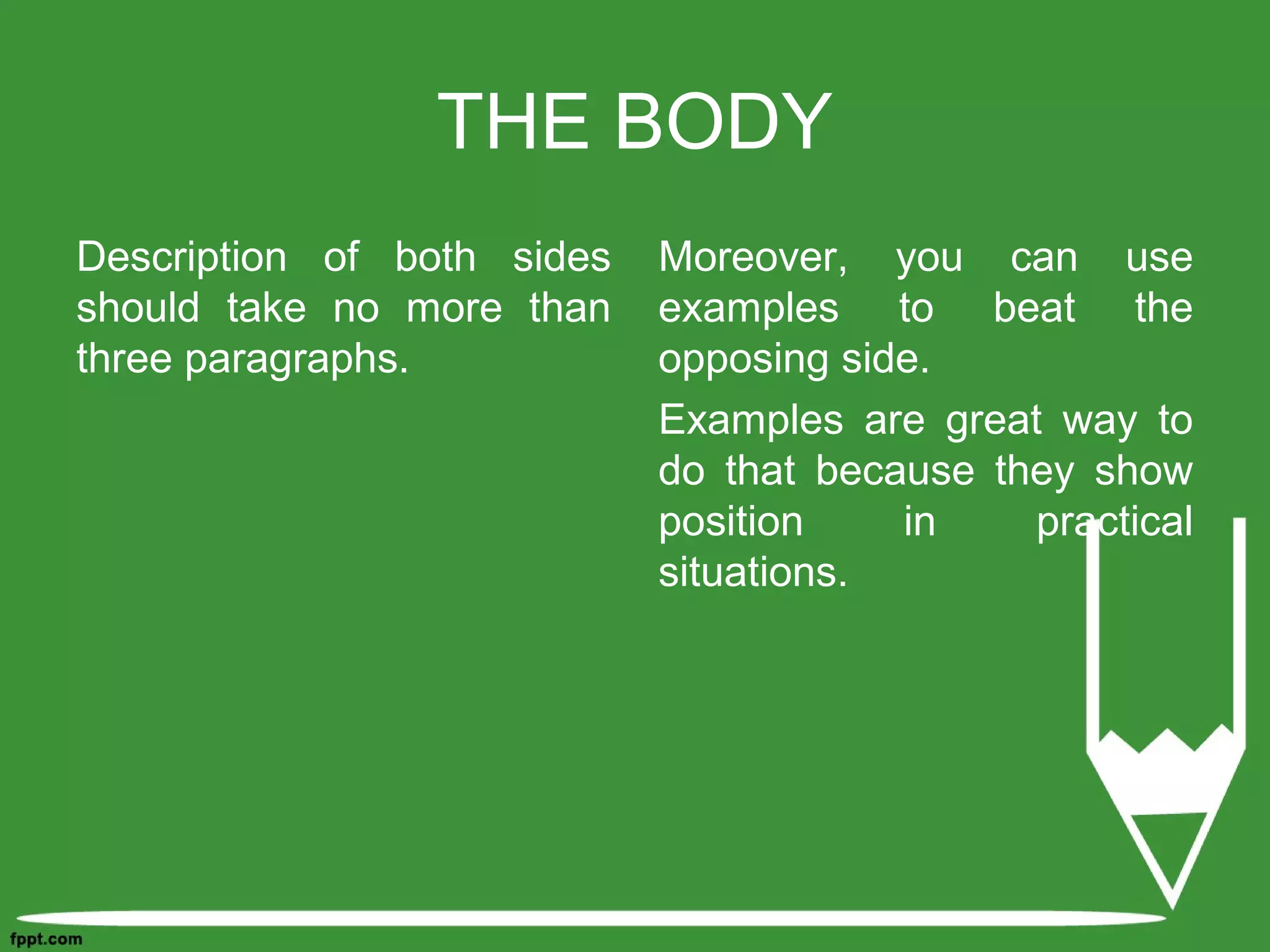 Argument essay example | PPT