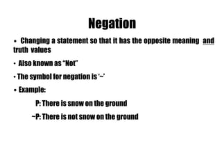 Logical Operators in Brief with examples | PPTX