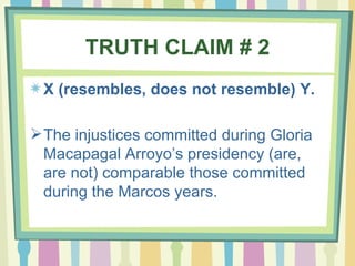 Truth and Value Claims | PPT