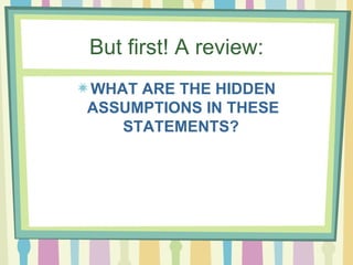 Truth and Value Claims | PPT