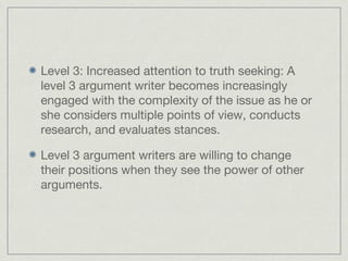 Argument in academic writing | PPT