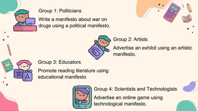 Manifesto, Arguments in Manifesto, Types of Manifesto | PPTX