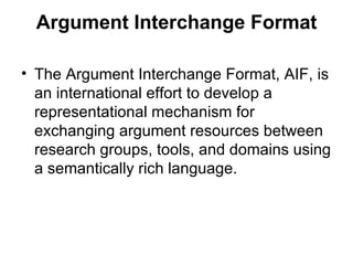 Argument map | PPT | Technology & Computing