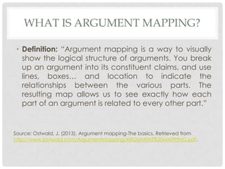 Argument mapping | PPTX