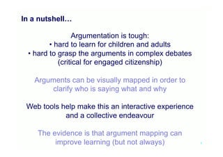 Argument Mapping overview | PDF
