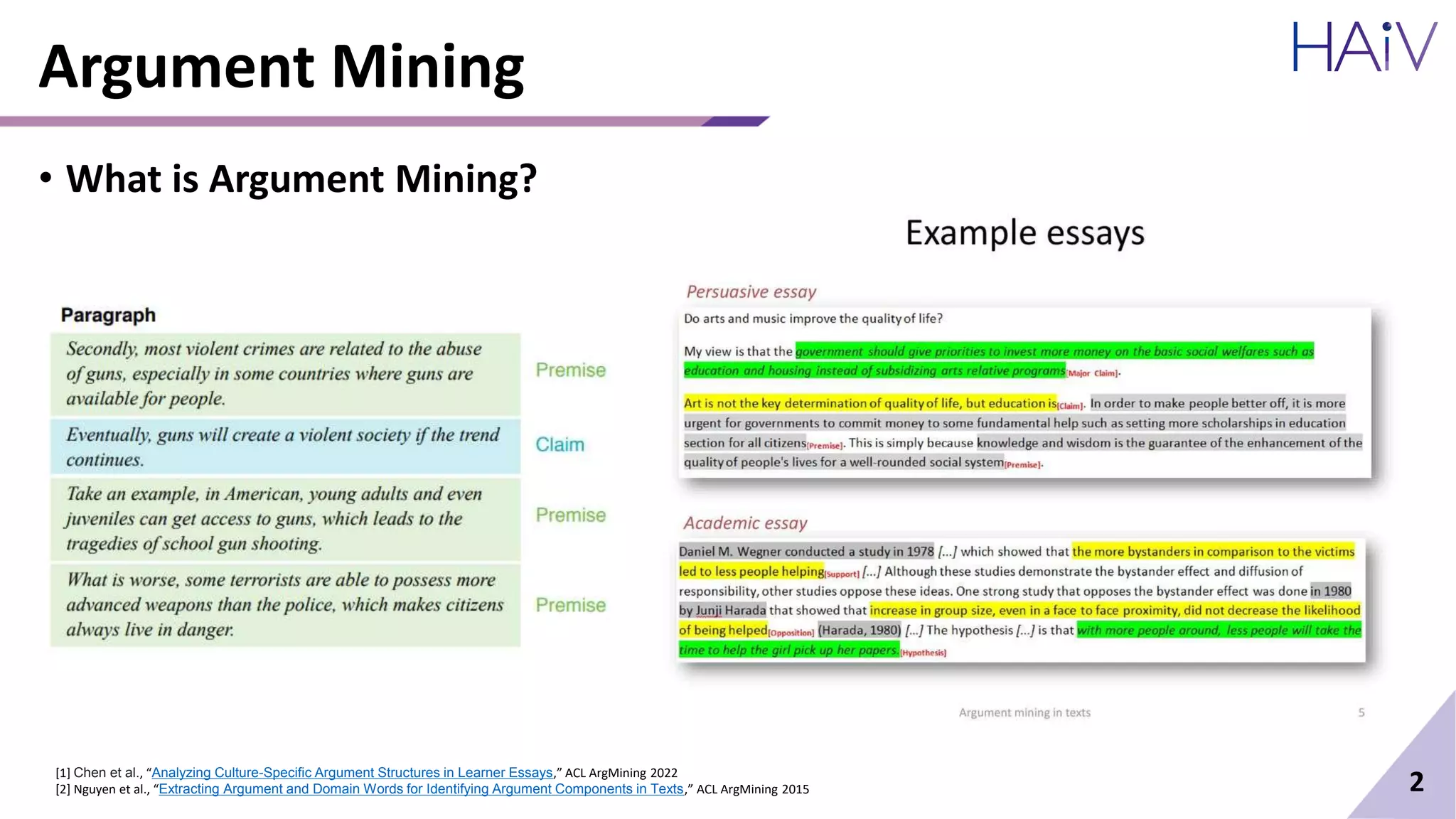 Argument Mining | PPT