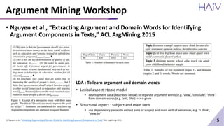 Argument Mining | PPT