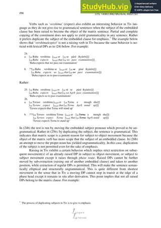 Argument Movement In The Tiv Language | PDF | Programming Languages | Computing