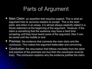 Argument Intro | PPT