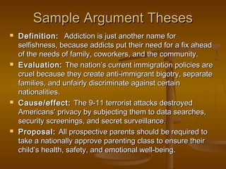 Argument+rhetoric+ppt | PPT | Medical Health