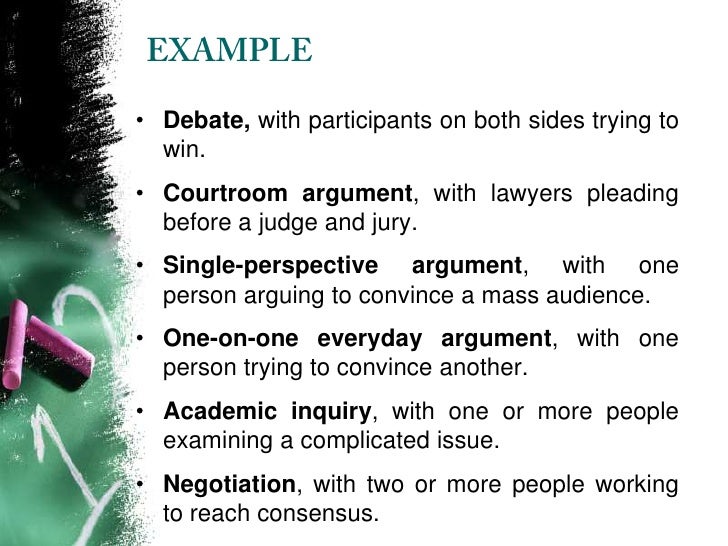 Identify & Charaterize Arguments