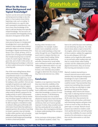 Arguments Are Only As Credible As Their Sources Teaching Students To ...