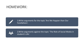 Arguments class 12 eng | PPTX