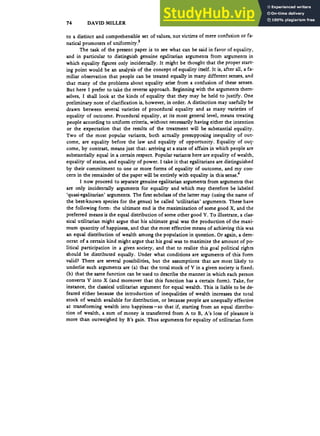 Arguments For Equality | PDF