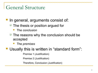 ArgumentsInPhilosophy That is a Presentation | PPT