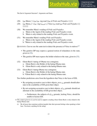 Argument Structure And State Composition | PDF