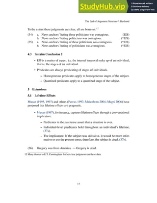 Argument Structure And State Composition | PDF