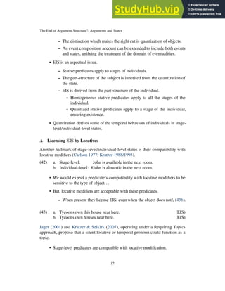 Argument Structure And State Composition | PDF