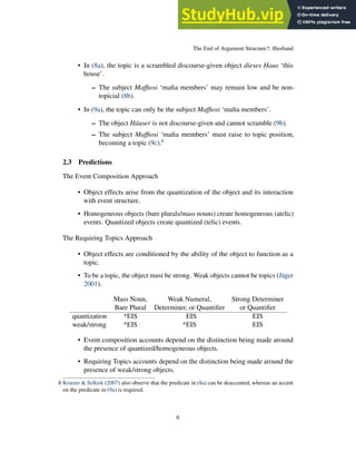 Argument Structure And State Composition | PDF