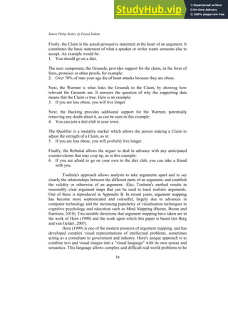 ARGUMENT STRUCTURE IN LEARNER WRITING A CORPUS-BASED ANALYSIS USING ...