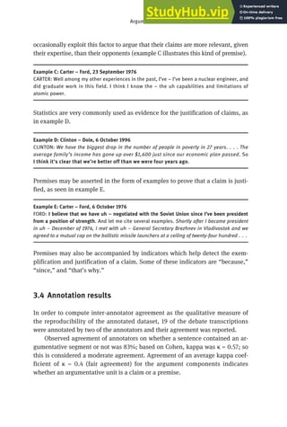 Argument Structures Of Political Debates | PDF