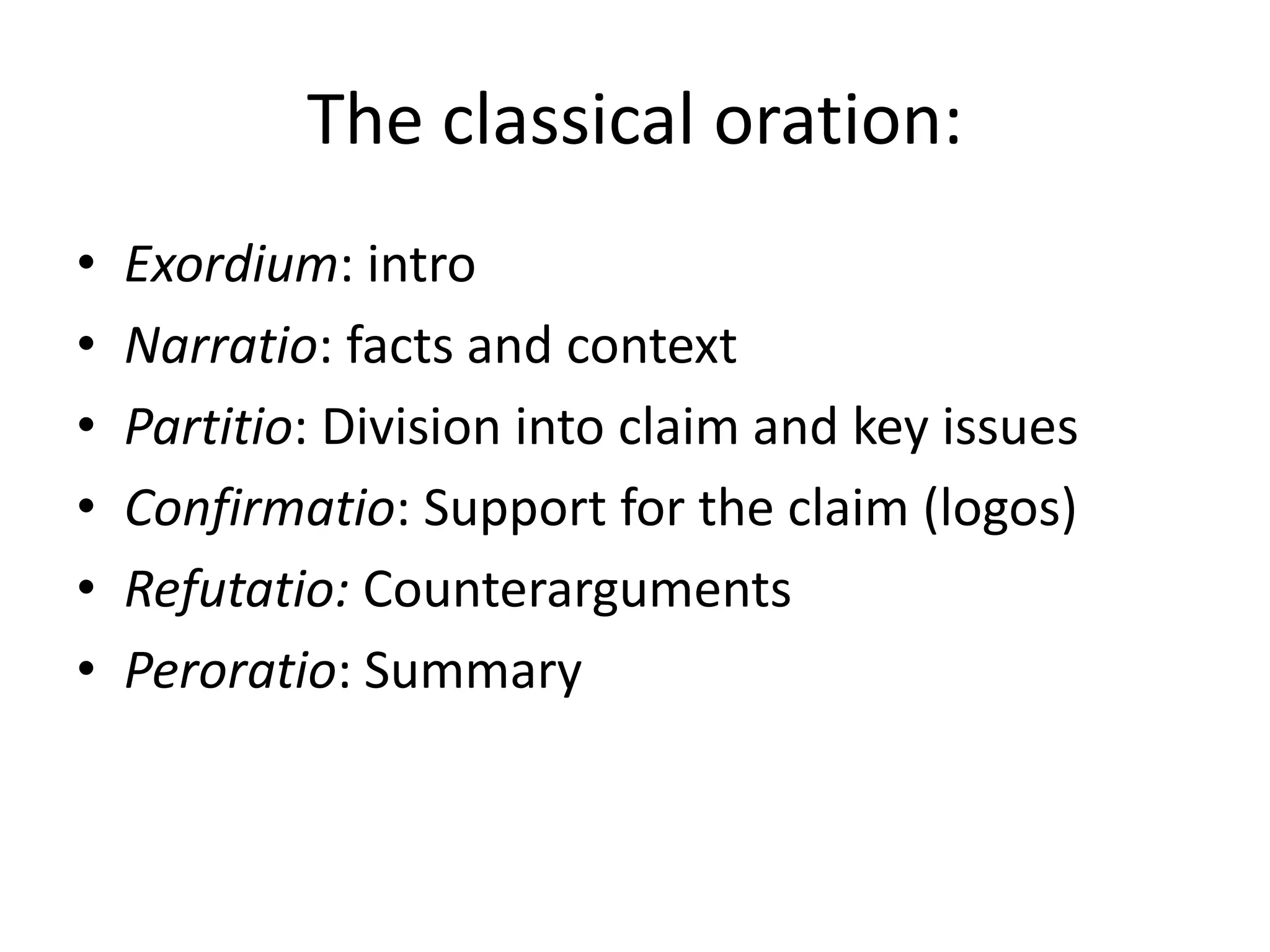 Argument styles condensed | PPTX