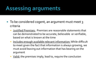 Argument terms | PPT