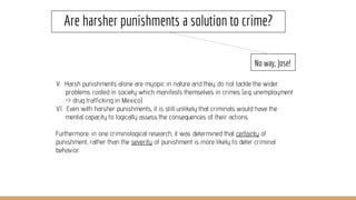 Harsher Punishments: Solution to crime? | PPTX