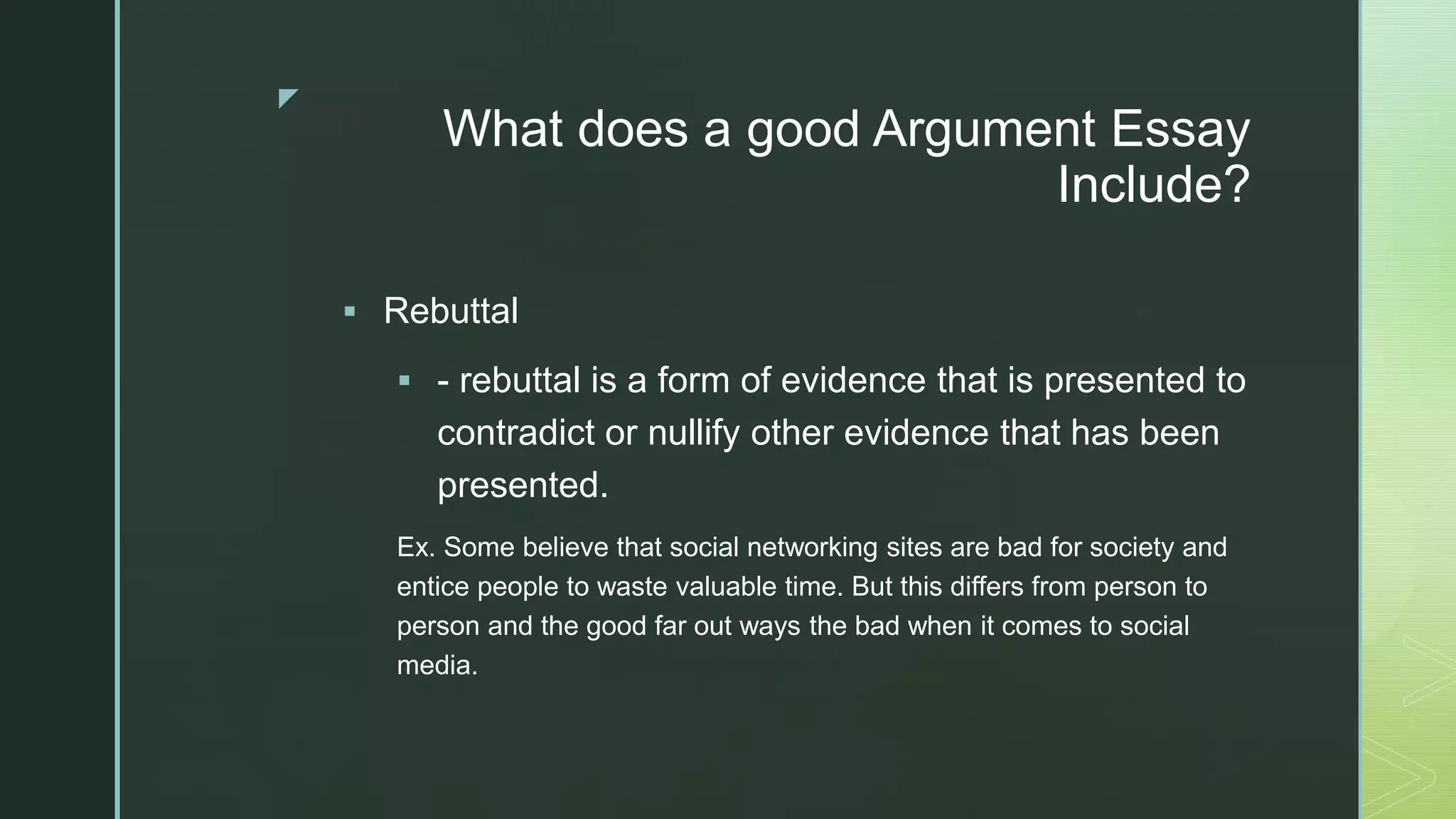 Argument writing 8th | PPTX