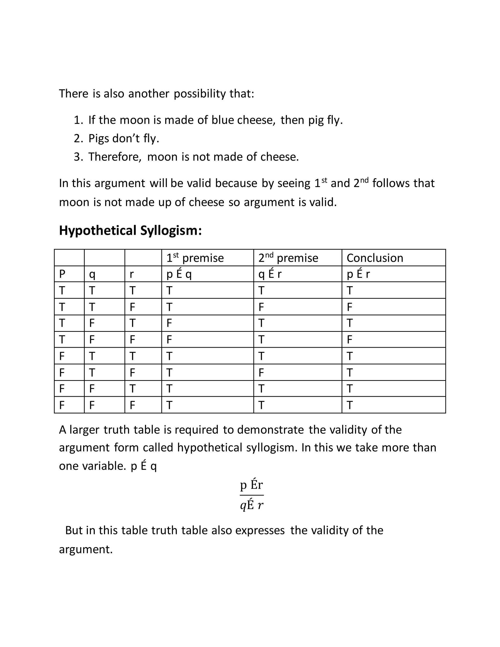 Argument Forms | PDF
