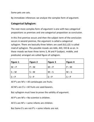 Argument Forms | PDF