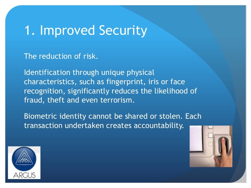 Biometric Technology 7 Benefits Of Biometrics For Business