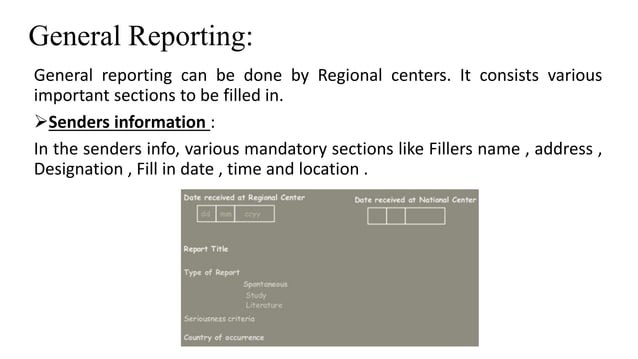 PPT on Vigiflow, Argus-G and Aris For ADR Reporting | PPTX | Databases ...